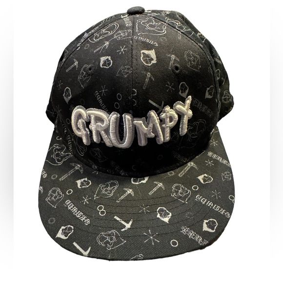 Disney | Accessories | Walt Disneyland Grumpy Mens Womens Adult Black ...